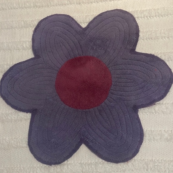 Vintage | Accents | Vintage Y2k Flower Rug Purple Carpet | Poshmark